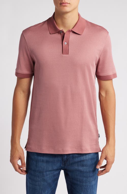 BOSS parlay cotton piqué polo